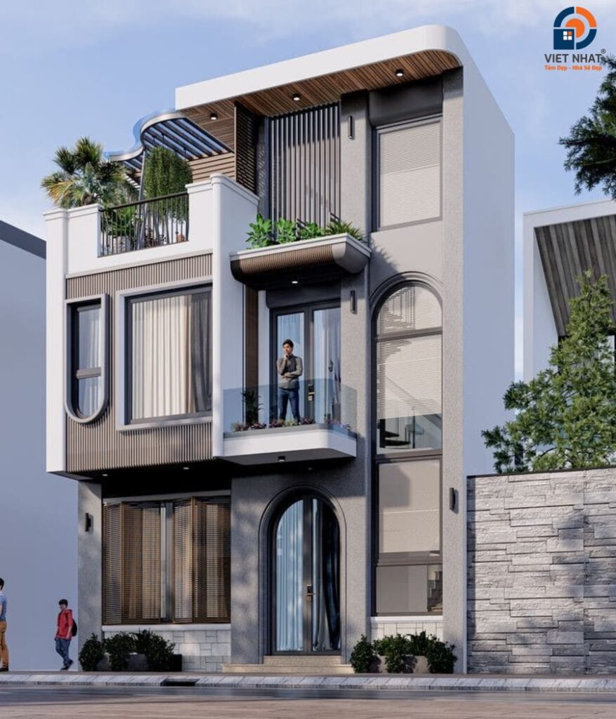 Biệt thự phố 3 tầng hiện đại bố cục độc đáo khiến bao người mê mẩn ...